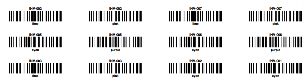 How NuORDER users create barcode labels for products